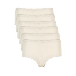 Nina von C. Damen Taillenshaper "6er Pack Damen Taillenslip Multiple Packs", Gr. 40, beige, Obermaterial: 95% Modal CMD. 5% Elasthan EL., Unterhosen