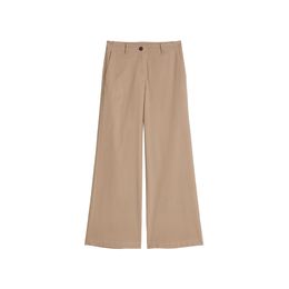 Marc O'Polo MARC O'POLO Damen Chinohose "aus Organic Cotton-Satin-Stretch", beige, Gr. 38, unifarben, Obermaterial: 96% Baumwolle, 4% Elasthan, Hosen