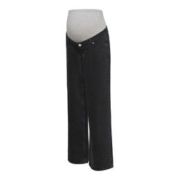 V&eacute;ro Moda Vero Moda Umstandsjeans mit weitem Bein in Black | Gr.: W31/L34