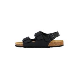 Plakton Leder-Pantoletten &bdquo;Baku&ldquo; Schwarz | Gr.: 43