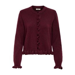Jacqueline de Yong JDY Strickjacke in Maroon Banner | Gr.: L