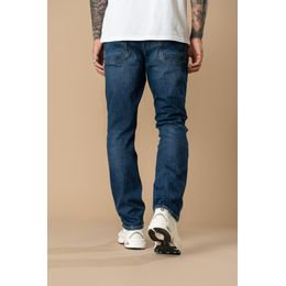 Herren Straight-Jeans "Men Denim Straight"worn blau, Gr. 31, PETROL INDUSTRIES, Denim/Jeans, Obermaterial: 99% Baumwolle, 1% Elasthan, Jeans, Gerade