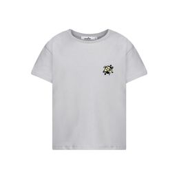 SATURNDAY T-Shirt mit Fu&szlig;ball-Stickerei in Grau | Gr.: 134