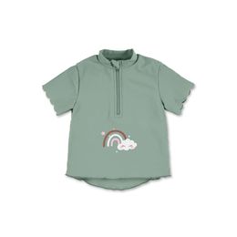 Sterntaler Badeshirt kurzarm Regenbogen in sattes gr&uuml;n | Gr.: 104