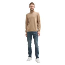 Tom Tailor Herren Slim-fit-Jeans "Josh", blau, Gr. 38, unifarben, Denim/Jeans, Obermaterial: 98% Baumwolle, 2% Elasthan, Jeans, im Five-Pocket Style
