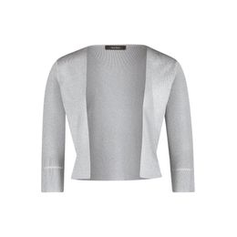 Vera Mont Strickbolero ohne Verschluss in Grau/Silber | Gr.: XXL
