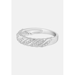 Diamant Exquis Ring aus 375 Wei&szlig;gold mit Diamant | Gr.: 56
