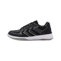 Hummel Schn&uuml;rsenkel Sneaker Inventus Off Erwachsene in BLACK | Gr.: 48