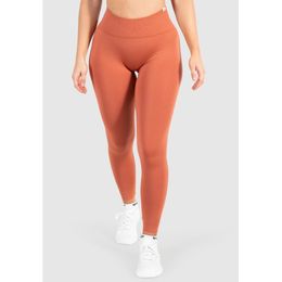 Smilodox Leggings Seamless Amaze Pro in Cognac | Gr.: L