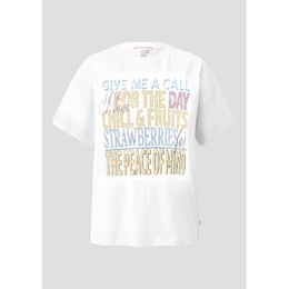 QS T-Shirt in 01D0_wei&szlig; | Gr.: L