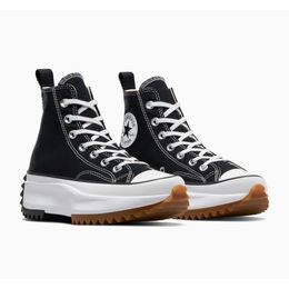 Converse Damen Sneaker "RUN STAR HIKE CANVAS PLATFORM", Gr. 40, schwarz-wei&szlig;, Textil, Schuhe