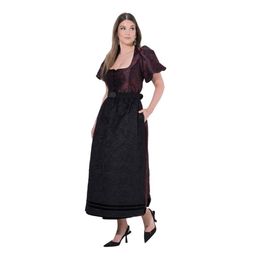Ulla Popken Kleid in dunkel weinrot | Gr.: 42 - Normalgr&ouml;&szlig;e
