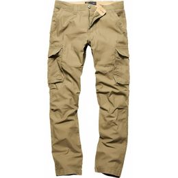 Vintage Industries Cargohose in Beige | Gr.: XS