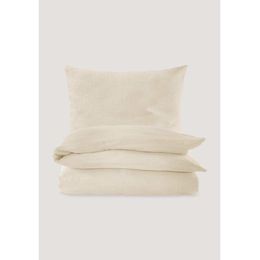 hessnatur Musselin Bettw&auml;sche-Set in natur | Gr.: 135 x 200 + 80 x 80 cm