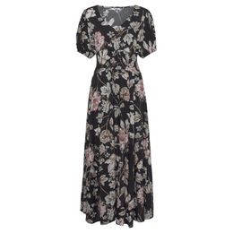 Lascana Maxikleid in schwarz bedruckt | Gr.: 46