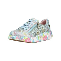 Laura Vita Damen Sneaker "Laura Vita Sneaker Leder/Textil", Gr. 37, bunt, Leder, Textil, Schuhe