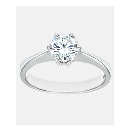 Diamant L'&eacute;ternel Solit&auml;r-Ring aus 375 Wei&szlig;gold | Gr.: 50