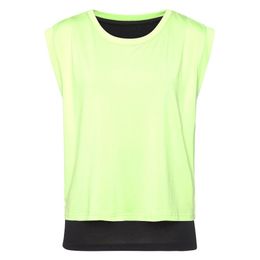 active by Lascana LASCANA ACTIVE 2-in-1-Shirt in matcha | Gr.: S
