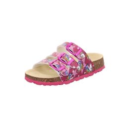 Superfit Tieffu&szlig;bett Pantolette FUSSBETTPANTOFFEL in Pink/Mehrfarbig | Gr.: 30