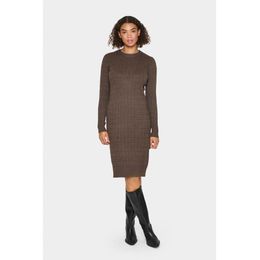 Saint Tropez Kleid ZittiSZ Gerade Passform in Major Brown Melange | Gr.: L