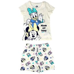 Disney Minnie Mouse Schlafanzug Minnie Mouse & Daisy Duck in Creme | Gr.: 116