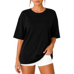 Reichstadt Damen Regular Fit T-Shirt Shoulder Drop in Black | Gr.: XXL