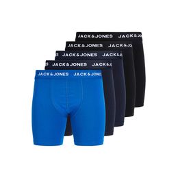 Jack & Jones Jack & Jones Boxershorts 'JACCARL' Herren Gr&ouml;&szlig;e M navy / himmelblau / schwarz / wei&szlig;