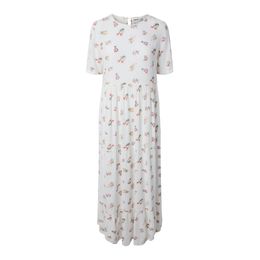 Pieces Kleid 'PCEvie' Damen Gr&ouml;&szlig;e 38 gelb / gr&uuml;n / rot / wei&szlig; Sommerkleid