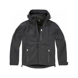 Brandit Softshelljacke "Softshelljacket Hurricane" in Grau | Gr.: L