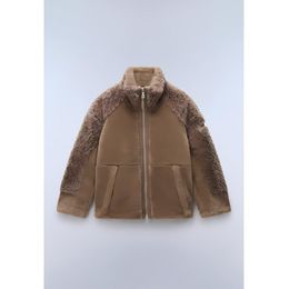 Napapijri Funktionsjacke "A-Falkner W" in Grau | Gr.: S