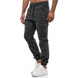 Tazzio Cargohose "16610" - Regular Fit - in Anthrazit | Gr.: 3XL