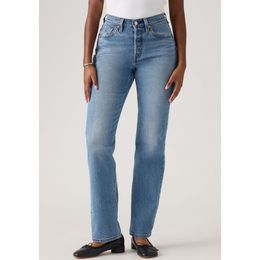 Levi's LEVI'S Damen Stretch-Jeans "LV Jeans 501 CURVE BLACKS", blau, Gr. 29, Denim/Jeans, Obermaterial: 99% Baumwolle, 1% Elasthan, Jeans, Die Passform