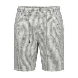Only & Sons Only & Sons Shorts 'ONSLEO' Herren Gr&ouml;&szlig;e 52/54 grau / wei&szlig;