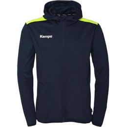 Kempa Trainingsjacke "Emotion 27 Kapuzenjacke" in Blau | Gr.: 140