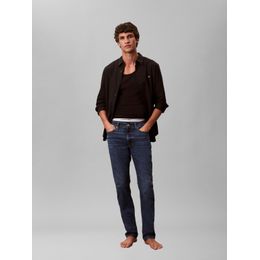 Herren Slim-fit-Jeans, blau, Gr. 30, Calvin Klein Jeans, Denim/Jeans, Obermaterial: 70% Baumwolle, 29% Polyester, 1% Elasthan, Jeans, slim fit