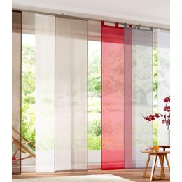 Schiebegardine OTTO HOME, B:57cm H:145cm, wei&szlig;, Voile, Polyester, Wohnzimmer, Gardinen, "Xanten", 2-er Set, mit Befestigungszubeh&ouml;r, Breite 57 cm,