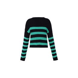 Libbi Damen Sweater in SCHWARZ GR&Uuml;N | Gr.: M/L