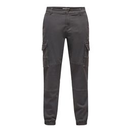 Only & Sons ONLY & SONS Cargo-Hose in Grey Pinstripe | Gr.: W29/L30
