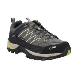 CMP Herren Wanderschuh "RIGEL LOW WP TREKKING SHOES", Gr. 47, grau, Leder, Schuhe, wasserdicht