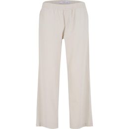 AENGELS Damen Stoffhose "AENGELS Linn Jump", beige, Gr. 34, unifarben, 97% Baumwolle, 3% Elasthan, Hosen