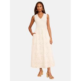 Love & Roses Kleid Damen Gr&ouml;&szlig;e 44 wollwei&szlig; Sommerkleid