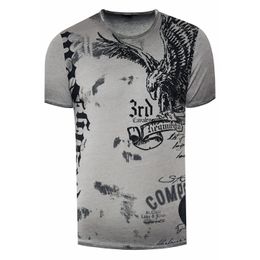 Rusty Neal T-Shirt Verwaschen American Eagle Print