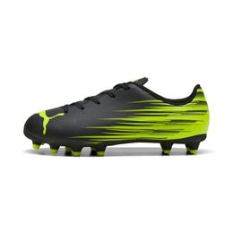Puma M&auml;dchen Fu&szlig;ballschuh "ATTACANTO II FGAG JR", Gr. 36Puma schwarz, lime squeeze, Synthetik, bedruckt, Schuhe, mit Nockenprofil f&uuml;r Rasen- und