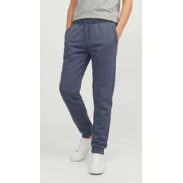 Kinder Sweathose "OSJCERES SWEAT PANTS SWT NOOS", blau, Basic, Gr. 170, ONLY & SONS JUNIOR, meliert, unifarben, angeraute Sweatware, Obermaterial: