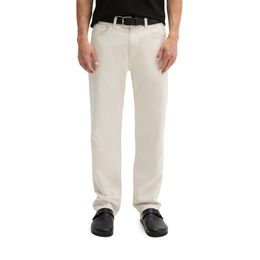 Marc O'Polo MARC O'POLO Herren Relax-fit-Jeans "aus Bio-Baumwolle und Leinen", beige, Gr. 33, unifarben, Obermaterial: 90% Baumwolle, 9% Leinen, 1% Elasthan,