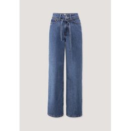 hessnatur Jeans Wide Leg in dark blue | Gr.: 26-34