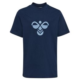 Hummel T-Shirt Hmljr Reg Kinder in DRESS BLUES/FLINT STONE | Gr.: 122/128