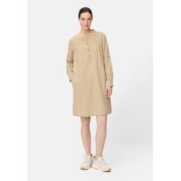 Camel Active Kleid mit Stehkragen in Sand | Gr.: 3XL
