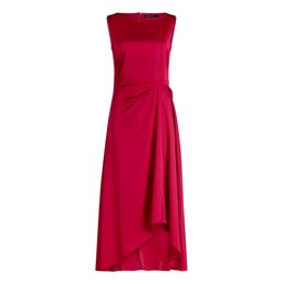Vera Mont Cocktailkleid mit Raffung in Dark Raspberry | Gr.: 42