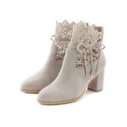 Lascana High-Heel-Stiefelette in grau | Gr.: 41